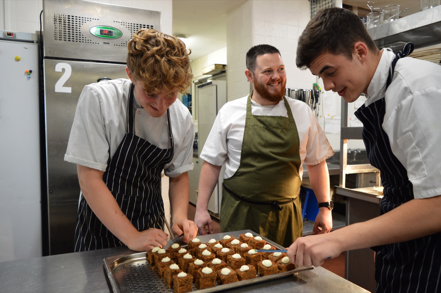Apprentice chefs Ketan and Jack on track for a career in catering
